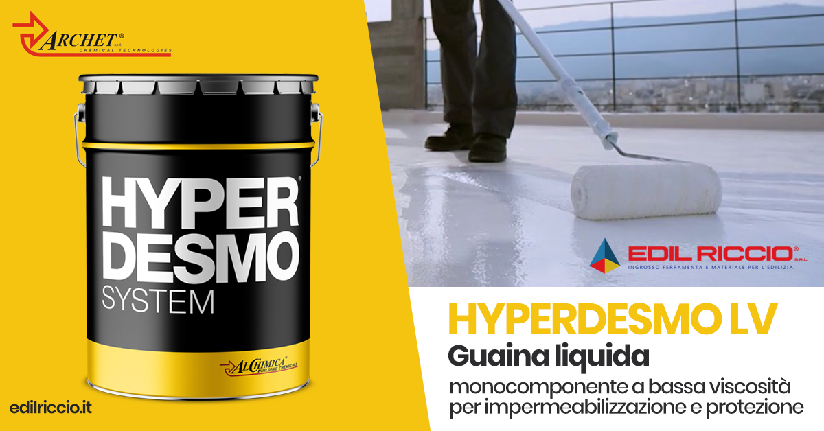 Guaina liquida per impermeabilizzazione Hyperdesmo LV